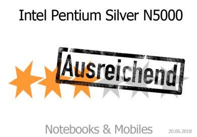Gemini Lake - Intel Pentium Silver N5000 im Test - Notebooks und Mobiles